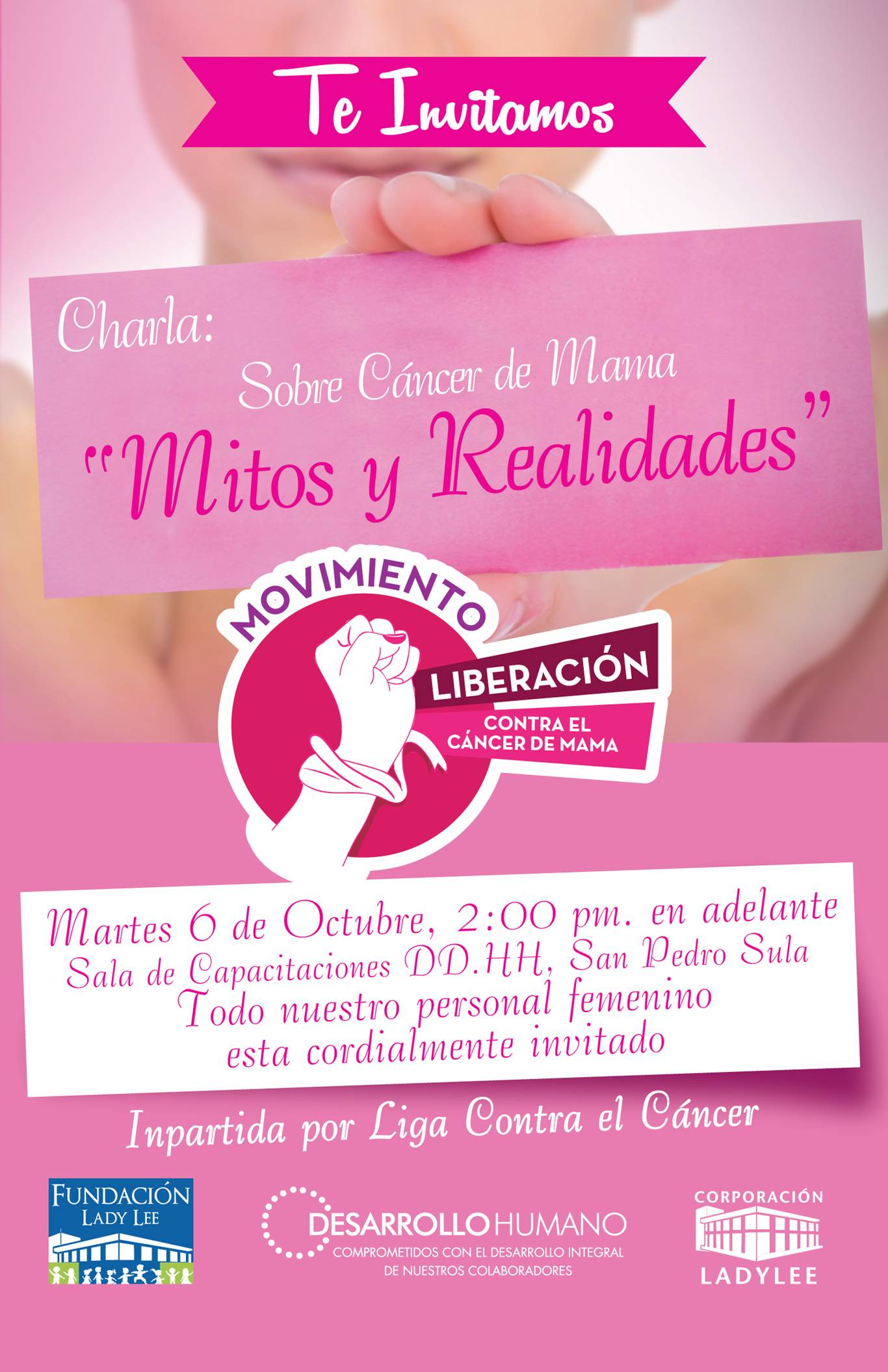 Charla Sobre Cáncer De Mama Corporación Lady Lee