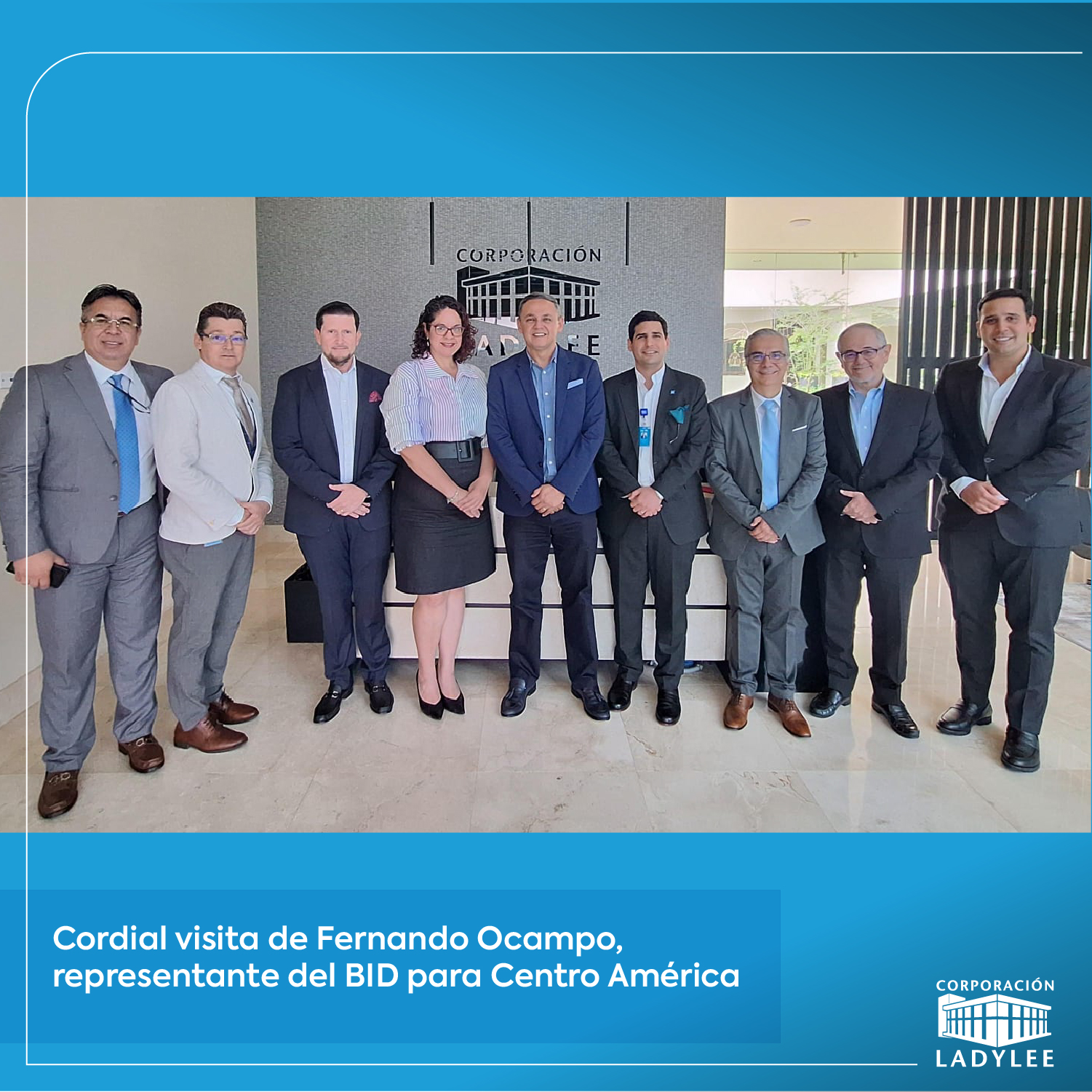 Visita de Fernando Ocampo, representante del BID para Centro América ...